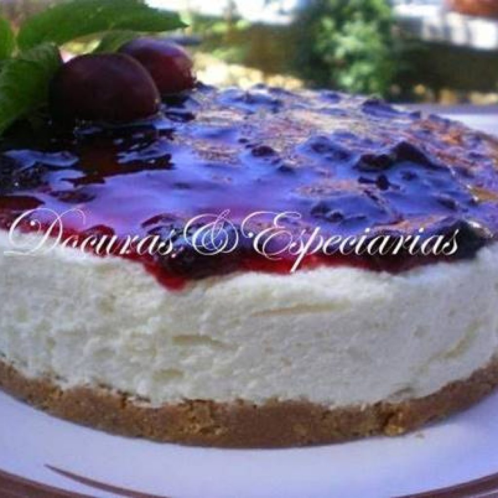 Cheesecake-de-Cereja - Sobremesas de Portugal