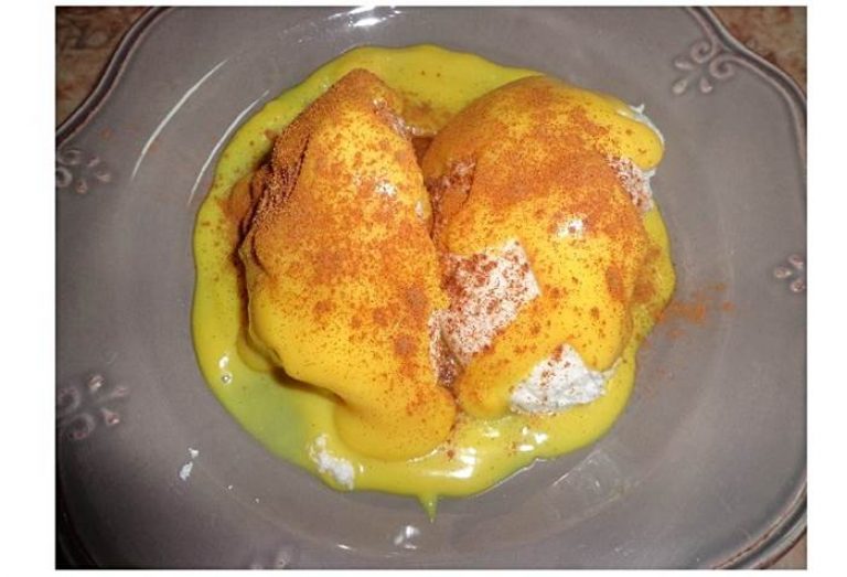 Farófias no Microondas com Custard