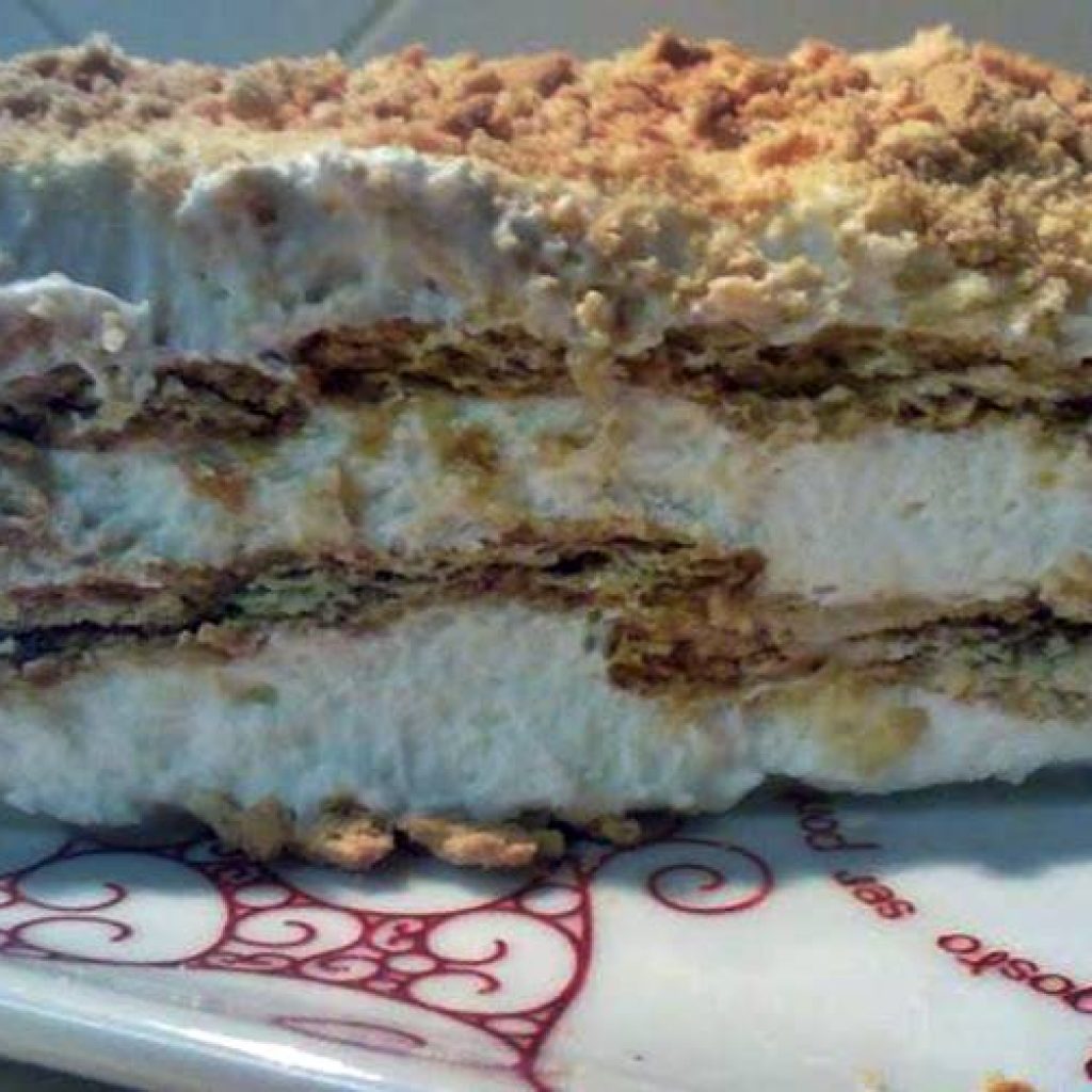 BOLO DE BOLACHA MARIA - Sobremesas de Portugal