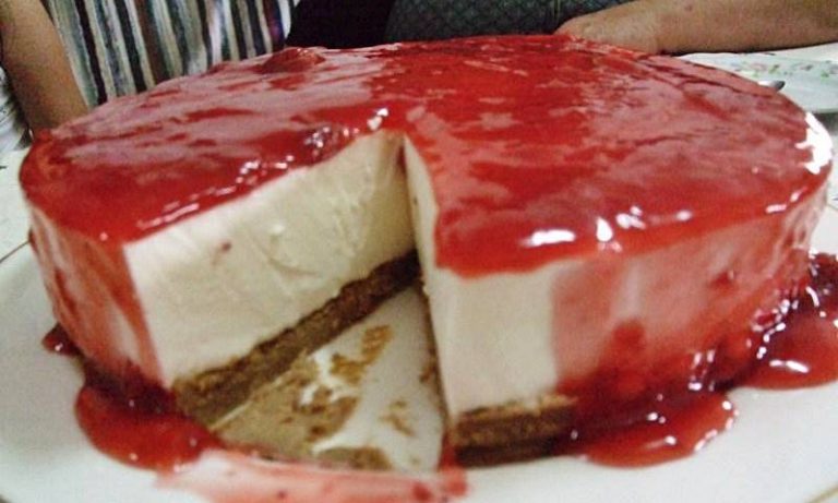 ChesseCake de Morango - Sobremesas de Portugal